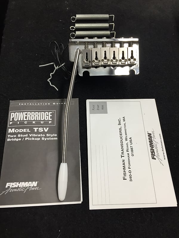 Fishman Powerbridge Model TSV Chrome | Reverb