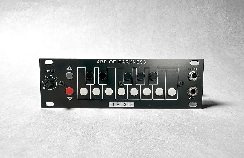 FlatSix Modular Arp Of Darkness 2024 - 1U CV Arp with a twist | Reverb