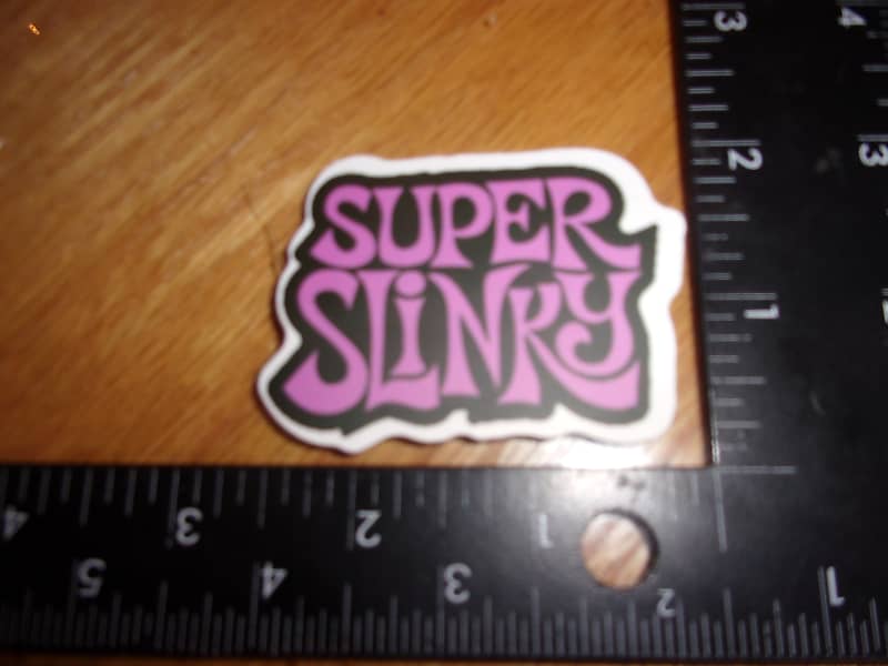 Ernie Ball Super Slinky small die cut Guitar Strings Decal / | Reverb