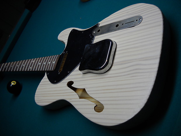 Telecaster Thinline Hybrid BLOND Nitro Custom body aged Tele | Reverb