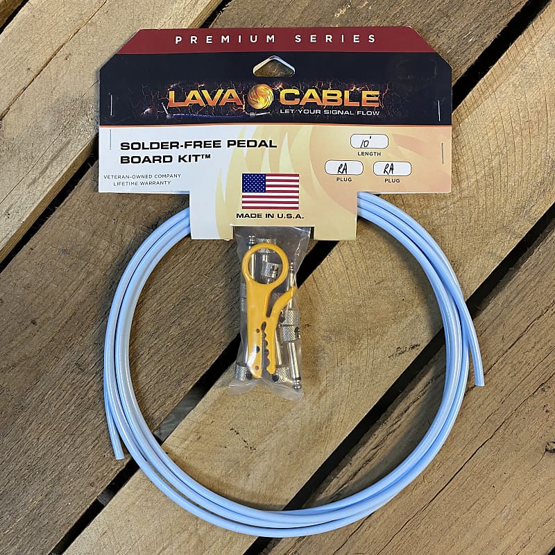 Lava Cable Tightrope Pedalboard Cable Kit - 10 feet - | Reverb