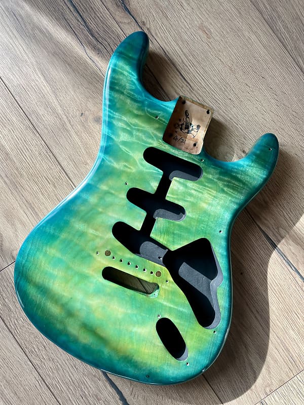 Warmoth Stratocaster Full Maple body 1 piece 80s | Reverb