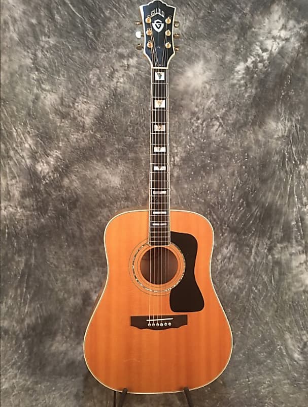 '96 Guild D60 / D55 Maple Back Guitar. Westerly R.I. White | Reverb