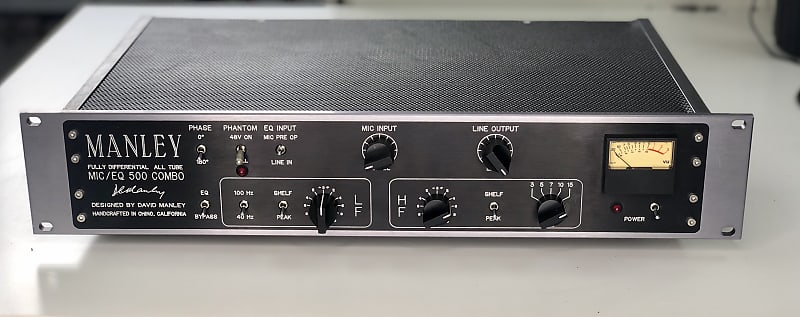 Manley Labs Mic/Eq 500 Combo 1990s Silver | Reverb UK