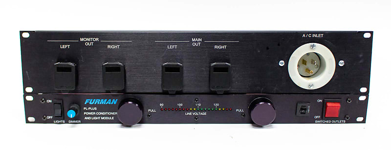 Furman PL Plus Power Conditioner with Jensen Iso-Max and Rack | Reverb