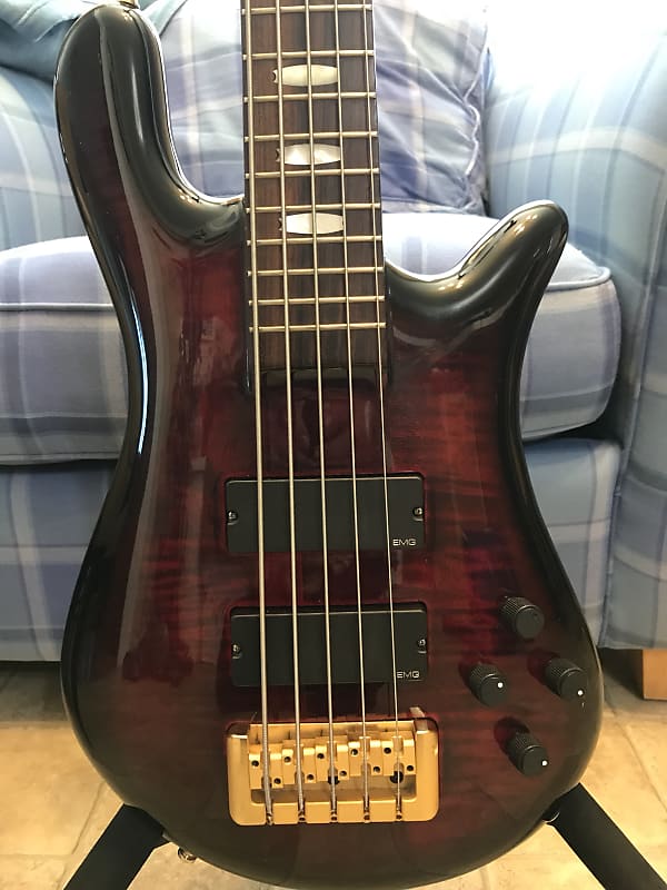Spector NS5-CRFM 1999 Black Cherry Burst | Reverb