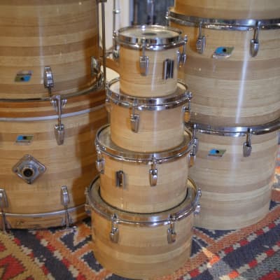 Ludwig Octaplus Drum Set In Butcher Block | Reverb