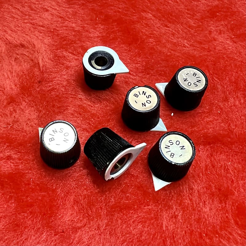 Binson Pointer Knobs c 1960 original vintage set screw wem | Reverb