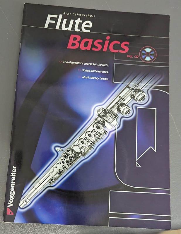 Flute Basics by Arne Schwarzholz with CD Sheet Music Lesson | Reverb