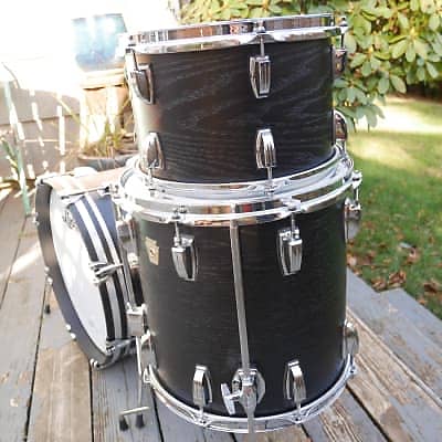 Revival Drums Ludwig Revette Black Satin Jazz Kit | Reverb