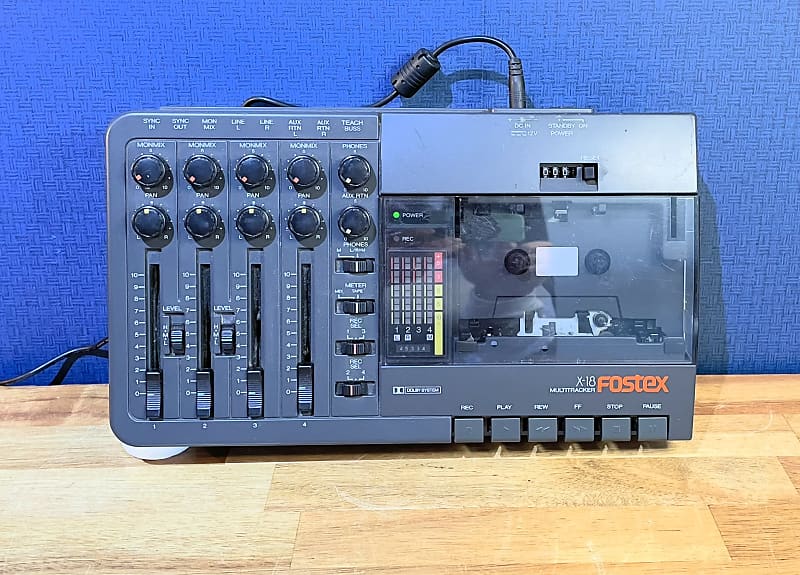 [Rare] Fostex X-18 4-Track Multitrack Cassette Recorder | Reverb