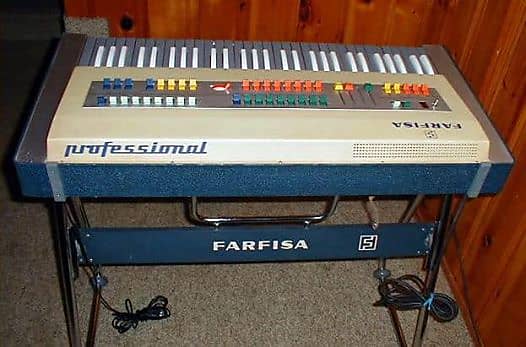Farfisa Compact Professional 1 1968 Black | Reverb