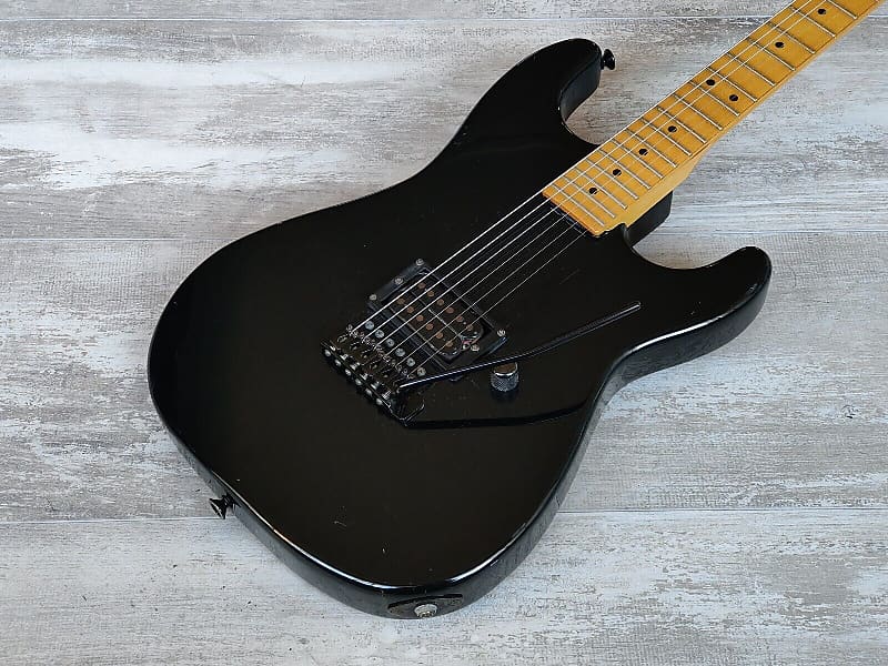 1986 Charvel Japan Model 1 Superstrat (Black) | Reverb UK