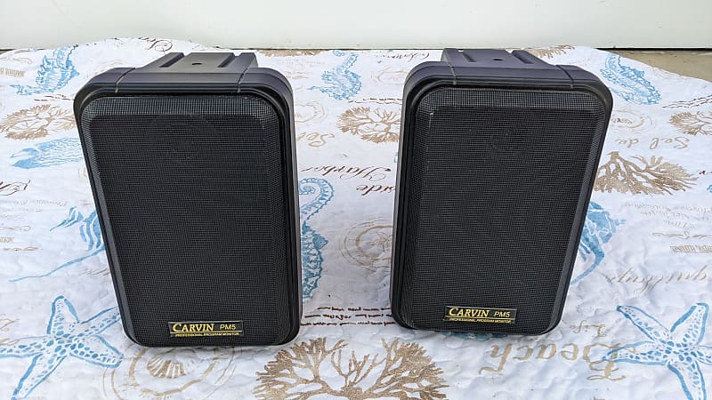 Carvin PM5 Monitor Speakers - Black | Reverb
