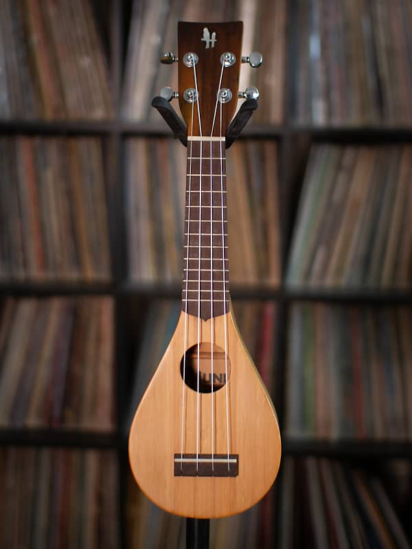 Huni Ukulele Sopranino Teardrop (Bamboo) - Miniature, Small, | Reverb