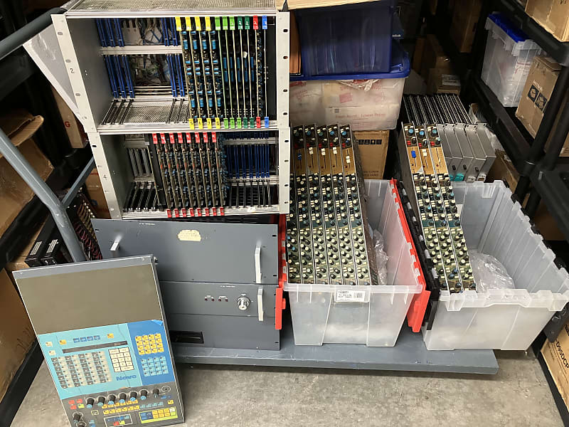 Package deal! Neve 8108 console modules (9), center section, | Reverb