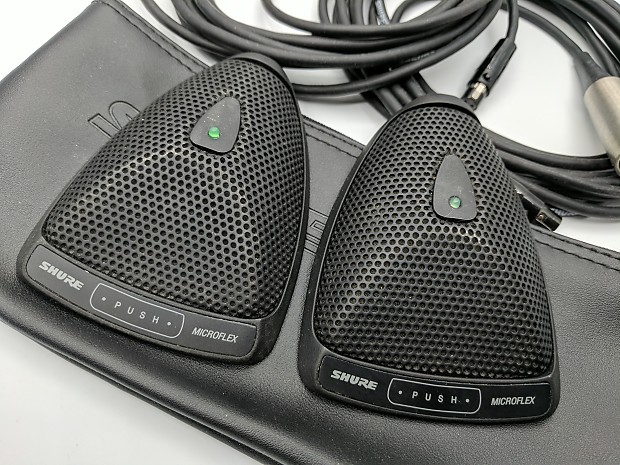 Shure MX393 Boundary Condenser Microphone (PAIR) | Reverb