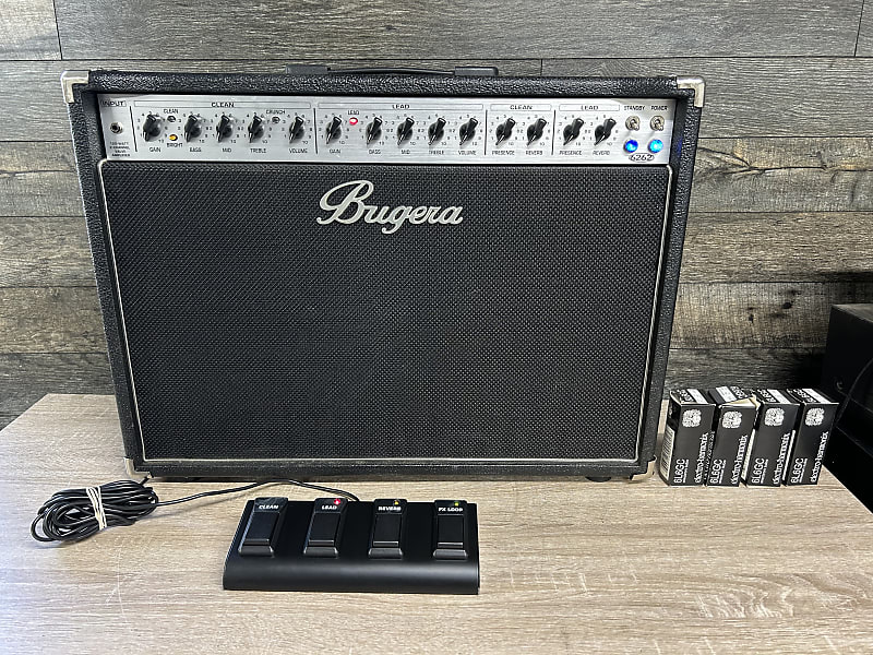 Bugera 6262-212 - 120W 2x12" Tube Combo Amp w/ Footswitch | Reverb