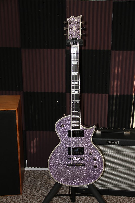 ESP ESP E-II EC-DB - Purple Sparkle - Purple Sparkle | Reverb