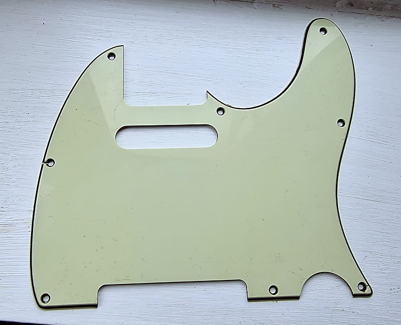 Vibrocaster Relic Aged Telecaster Pickguard Scratchplate | Reverb UK