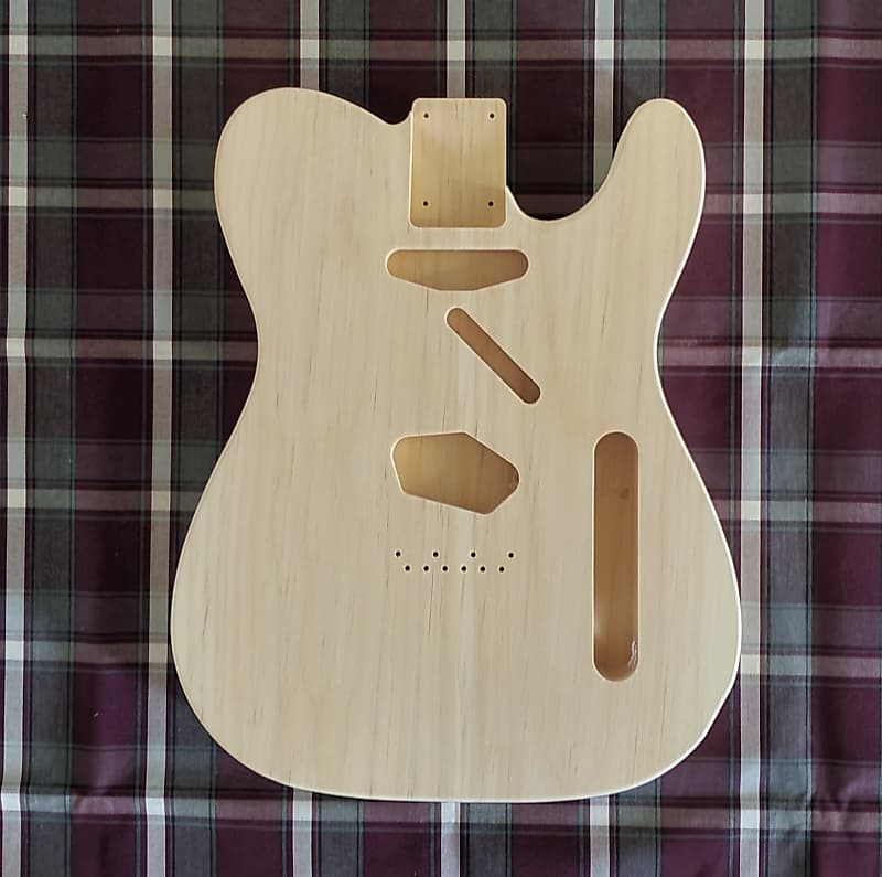 Woodtech Routing 2 pc Eastern White Pine Telecaster Body - | Reverb