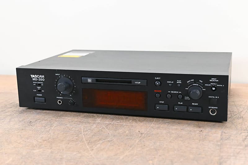 TASCAM MD-350 MiniDisc Recorder/Player CG01BXB | Reverb