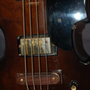 1968 Lectra Raven Bass Guitar Matsumoku Made Scroll Top | Reverb