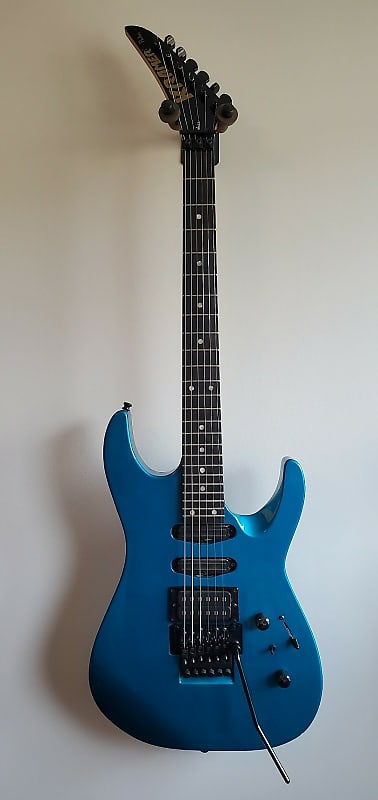 Kramer ProAxe Deluxe 1989 Candy Blue Reverse Headstock | Reverb