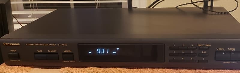 Panasonic Panasonic ST-K550 Vintage Stereo Tuner 90s | Reverb
