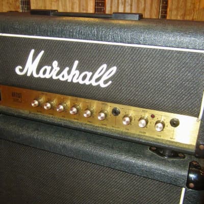 ~1991 Marshall 3203 Artist Black w/ Matching Marshall 1966A 2 | Reverb