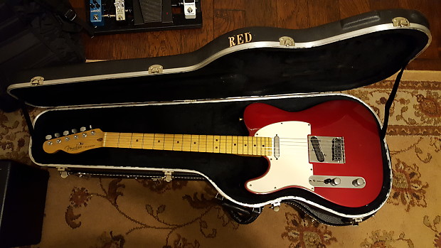 Fender Telecaster American Standard 1996 Candy apple red | Reverb
