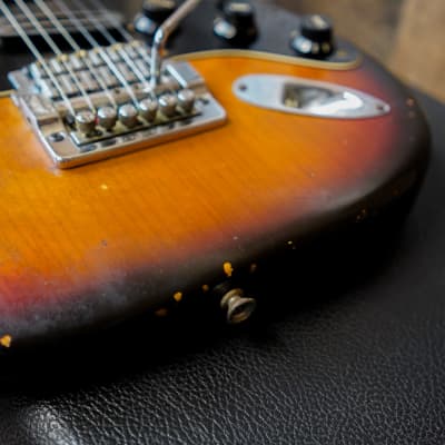Fender Stratocaster 1977 Sunburst Modified Super Strat HHH | Reverb