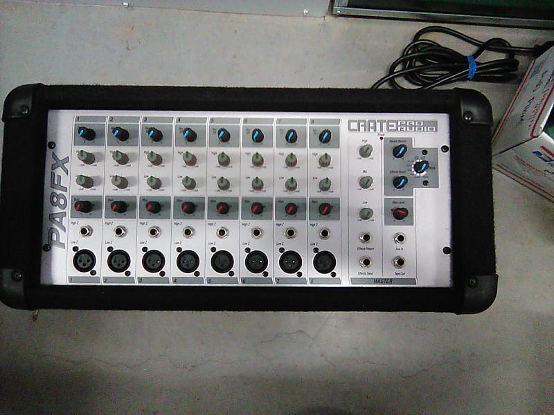 Crate PA8FX Pro Audio PA / 8-Channel Mixer + Effects | Reverb