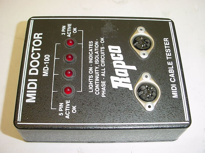 Rapco MD-100 Midi Doctor MIDI Cable Tester | Reverb