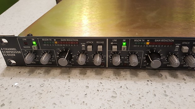 BSS DPR-404 rackmount 4 channel compressor and de-esser | Reverb
