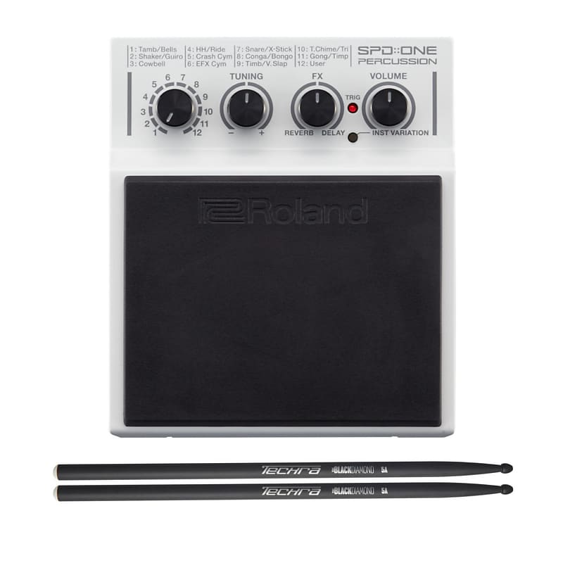 Roland SPD-One Percussion Electronic Drum Pad with Techra | Reverb