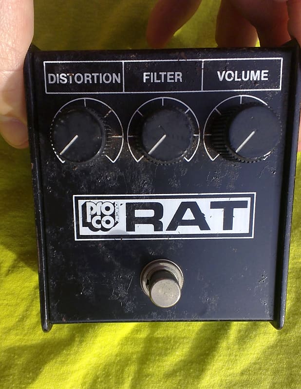 ProCo Rat 1984 Version 3-A White Face LM308 vintage guitar | Reverb