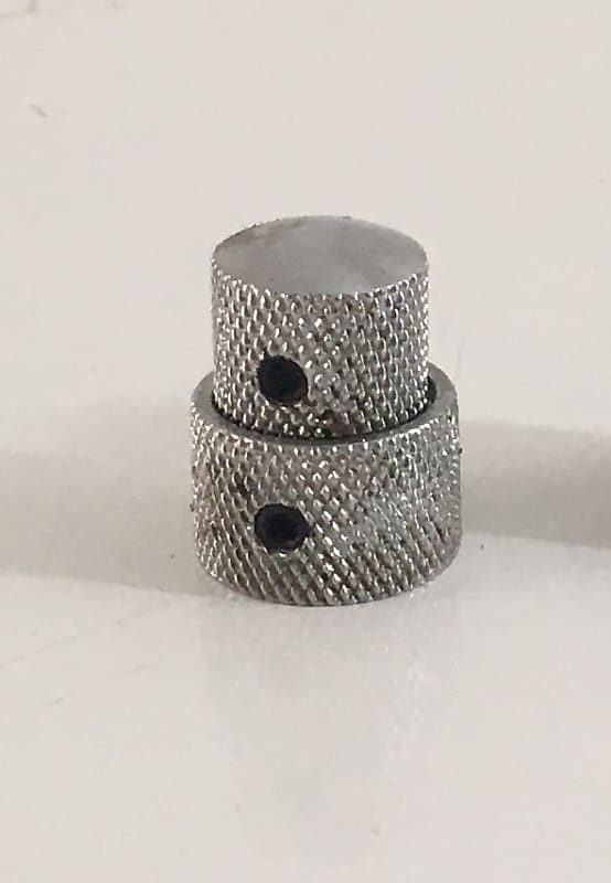 Lightweight Aged Relic Dual Concentric Chrome Tele Knob Fits | Reverb