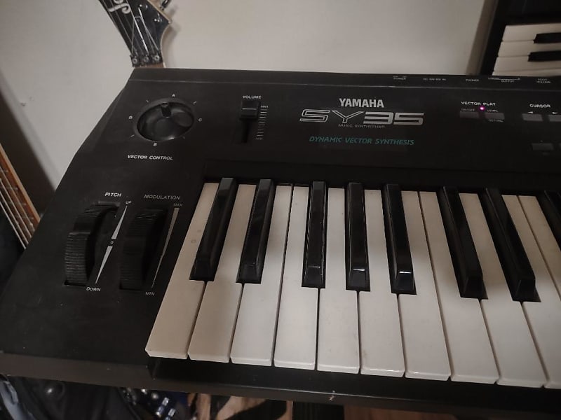 Yamaha SY35 Digital Vector Synthesizer like Wavestation 90s | Reverb