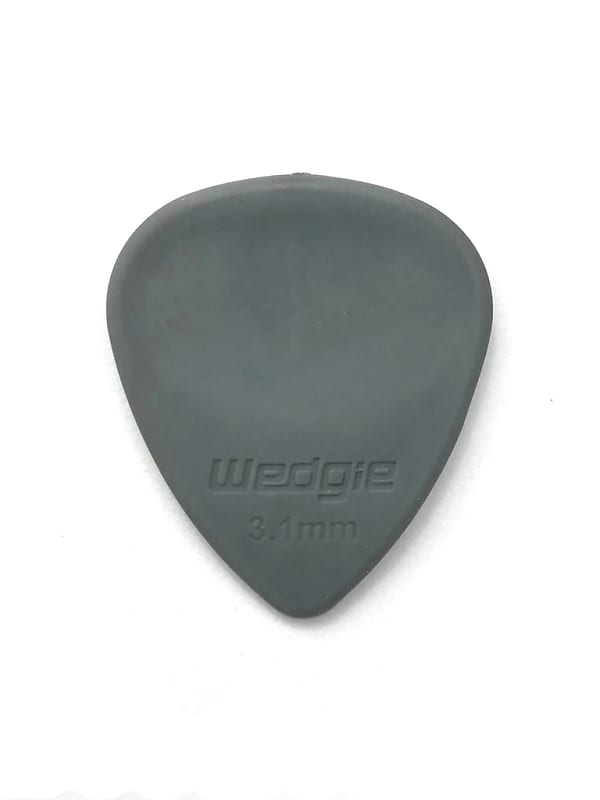 Wedgie Rubber Guitar Picks | 3.1 mm | Medium | Grey | 3 pack | Reverb