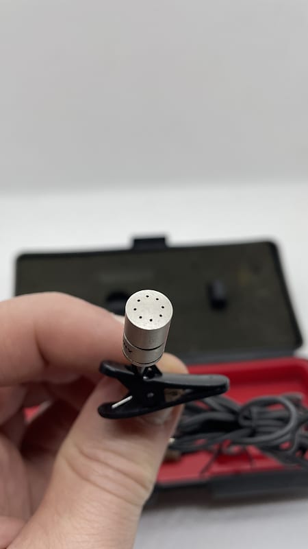 Vintage 80s Sony Ecm150 Wired Lapel Mic w/ Clip and Case | Reverb