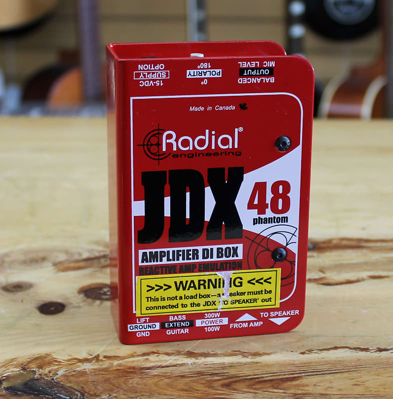 Radial JDX 48 Phantom Amplifier DI Box | Reverb
