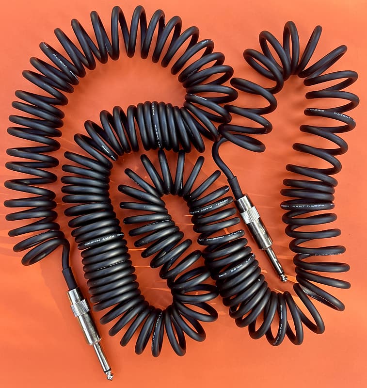 The Cobra Cat Coil Instrument Cable 10' Straight-Straight | Reverb