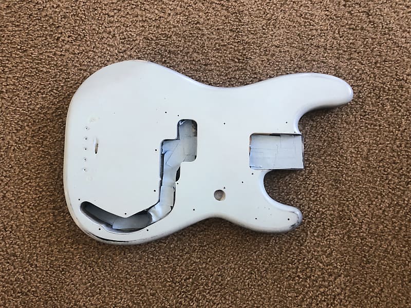 Fender Precision Bass Body Sunburst & Sonic Blue | Reverb