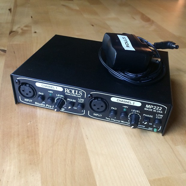 Rolls MP-222 - 2ch mic pre | Reverb