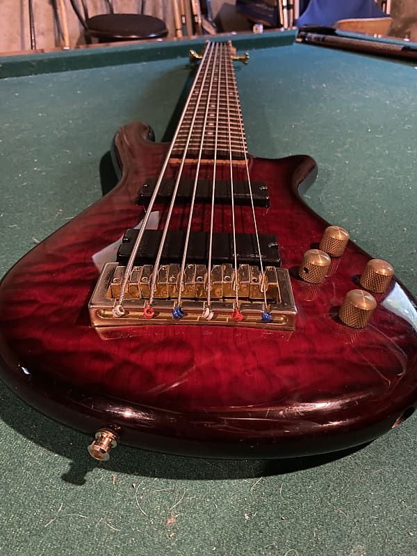 Spector Legend 6 Classic 2010s - Quilted Maple Black Cherry | Reverb