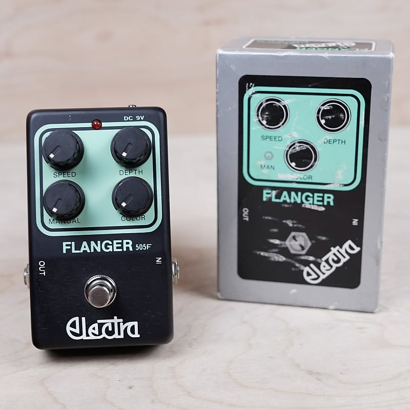 Electra 505F Flanger Guitar Pedal Vintage in Box | Reverb