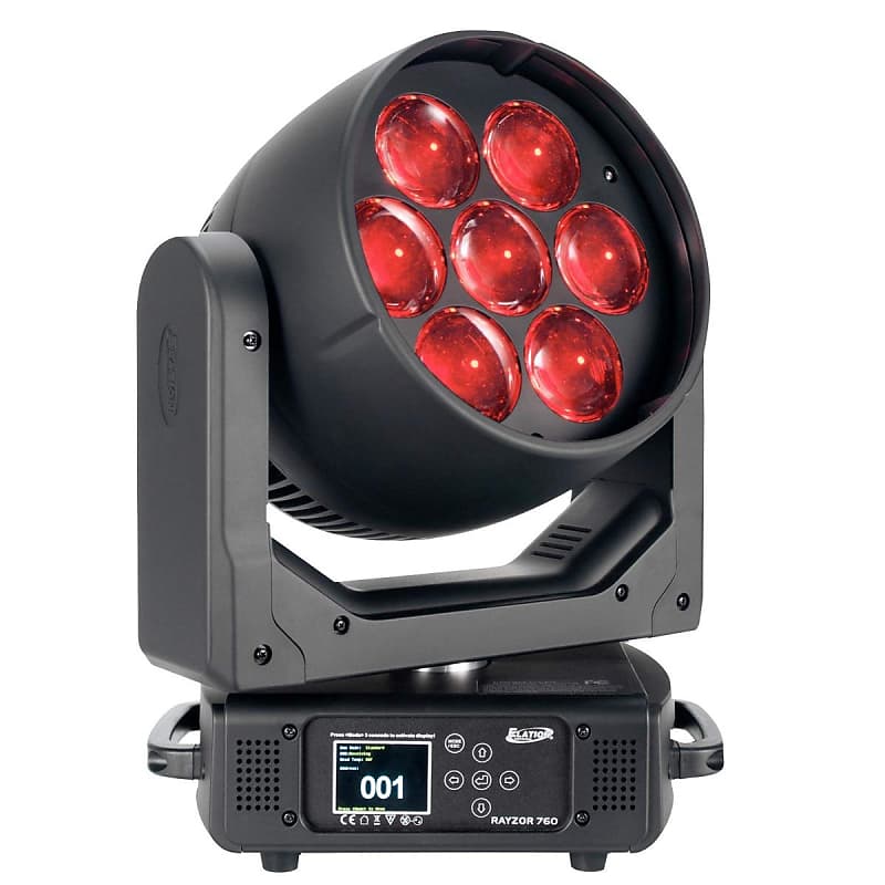 Elation Professional RAYZOR 760 Compact LED Wash Effects | Reverb