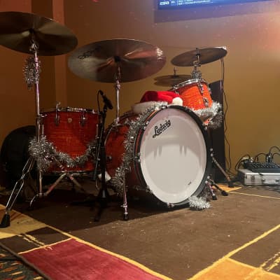 Ludwig Classic Maple Custom - Mod Orange | Reverb