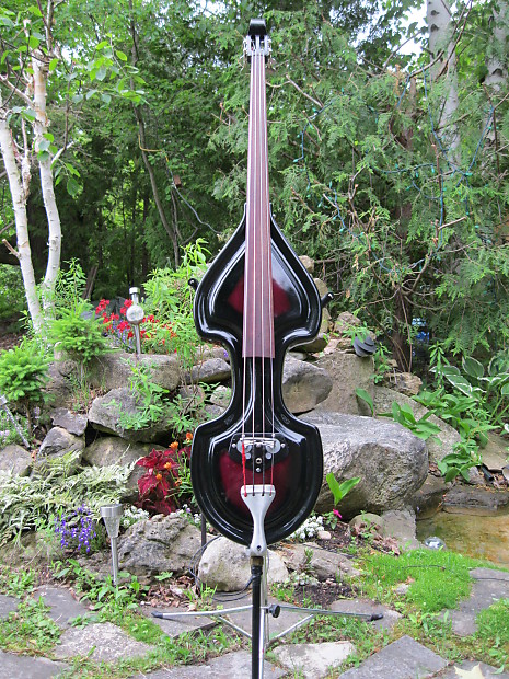 M.O.G. Baby Bass (Ampeg copy) electric upright bass sunburst | Reverb